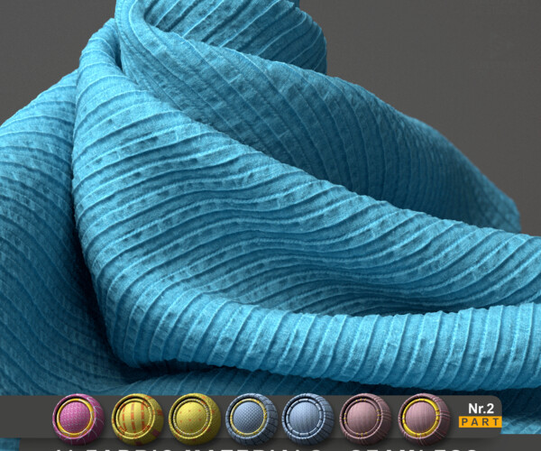 ArtStation - PBR FABRIC PACK 2 MATERIALS scanned in 4K resolution ...
