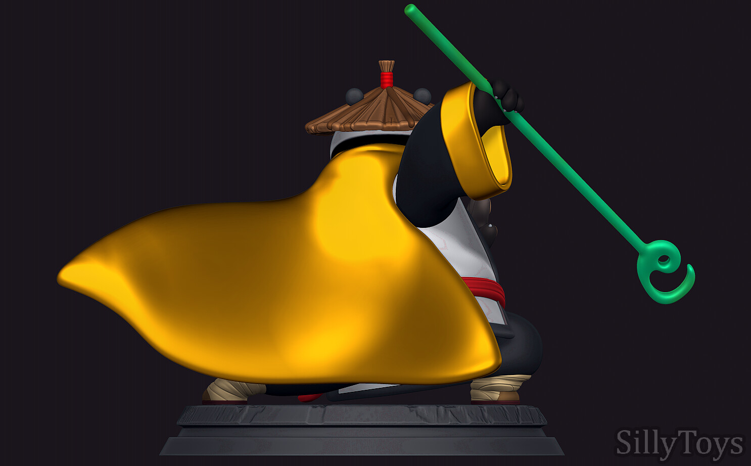 ArtStation - Po The Legendary Warrior - Kung Fu Panda 3D print model ...