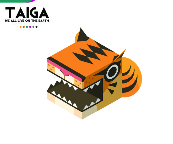 ArtStation - Edward041-001-TAIGA-papercraft-templates | Artworks