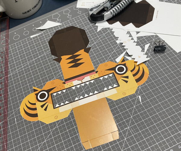 ArtStation - Edward041-001-TAIGA-papercraft-templates | Artworks