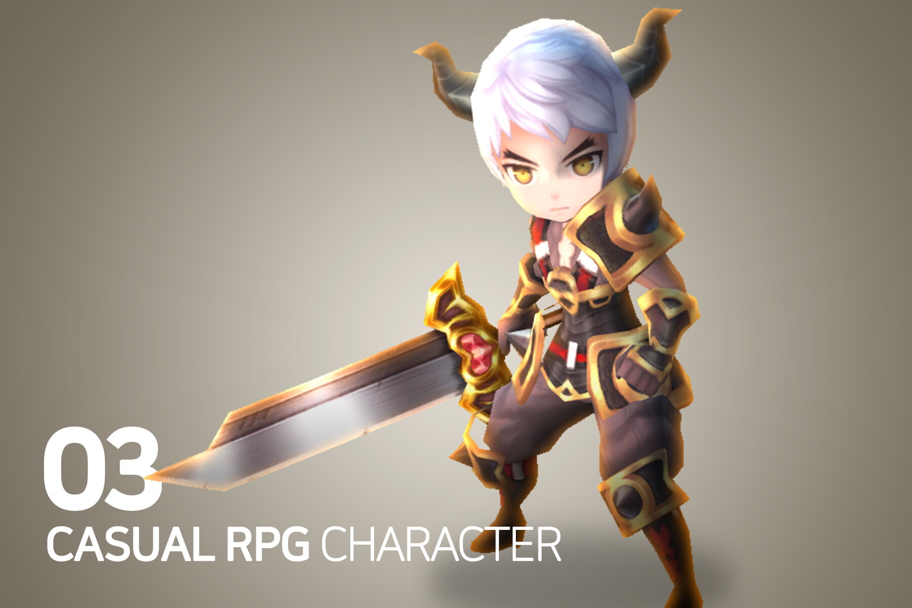 ArtStation - Casual RPG Character - 3 Anselmo | Game Assets