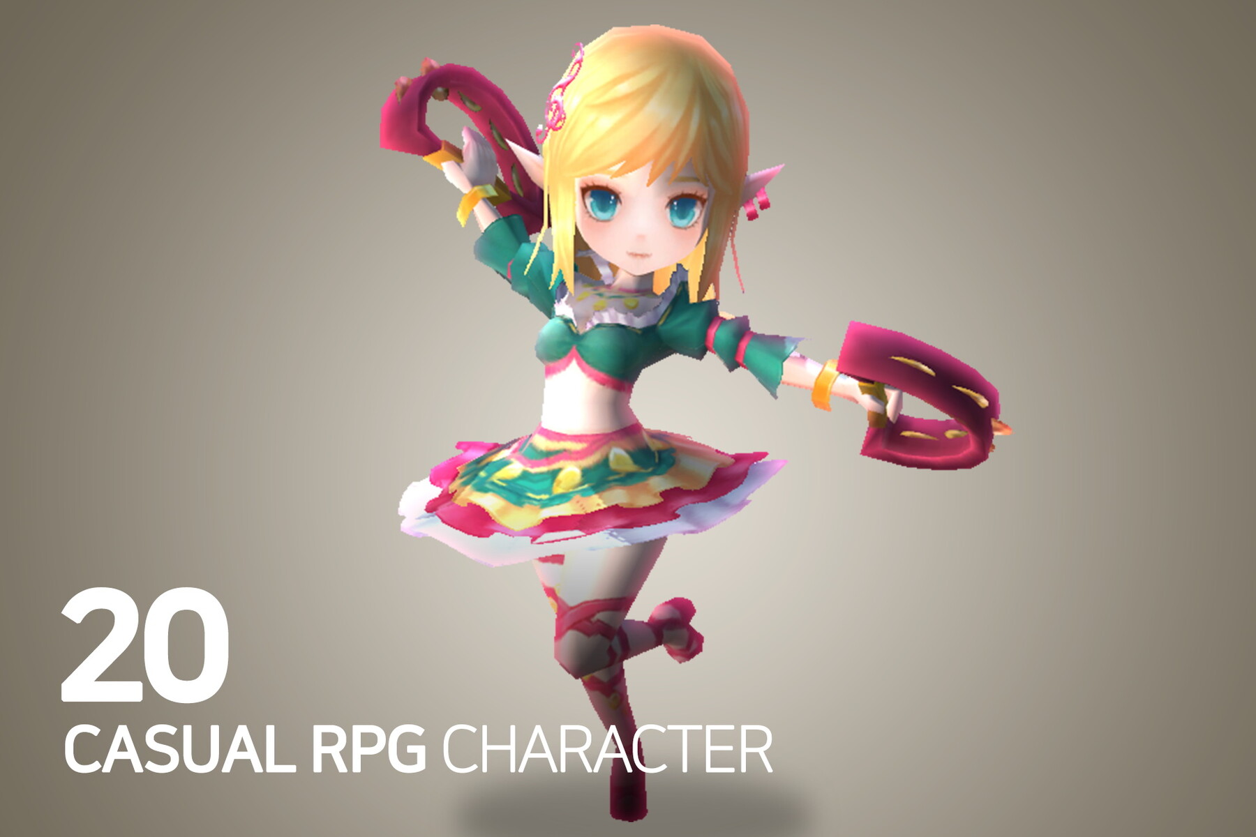 ArtStation - Casual RPG Character - 20 Page | Game Assets