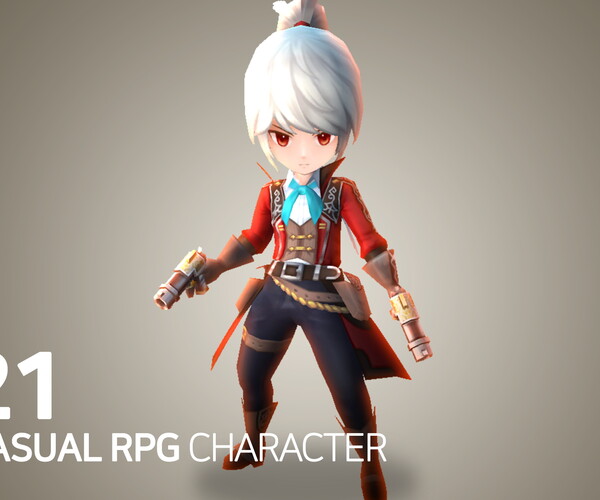 ArtStation - Casual RPG Character - 21 Philipe | Game Assets