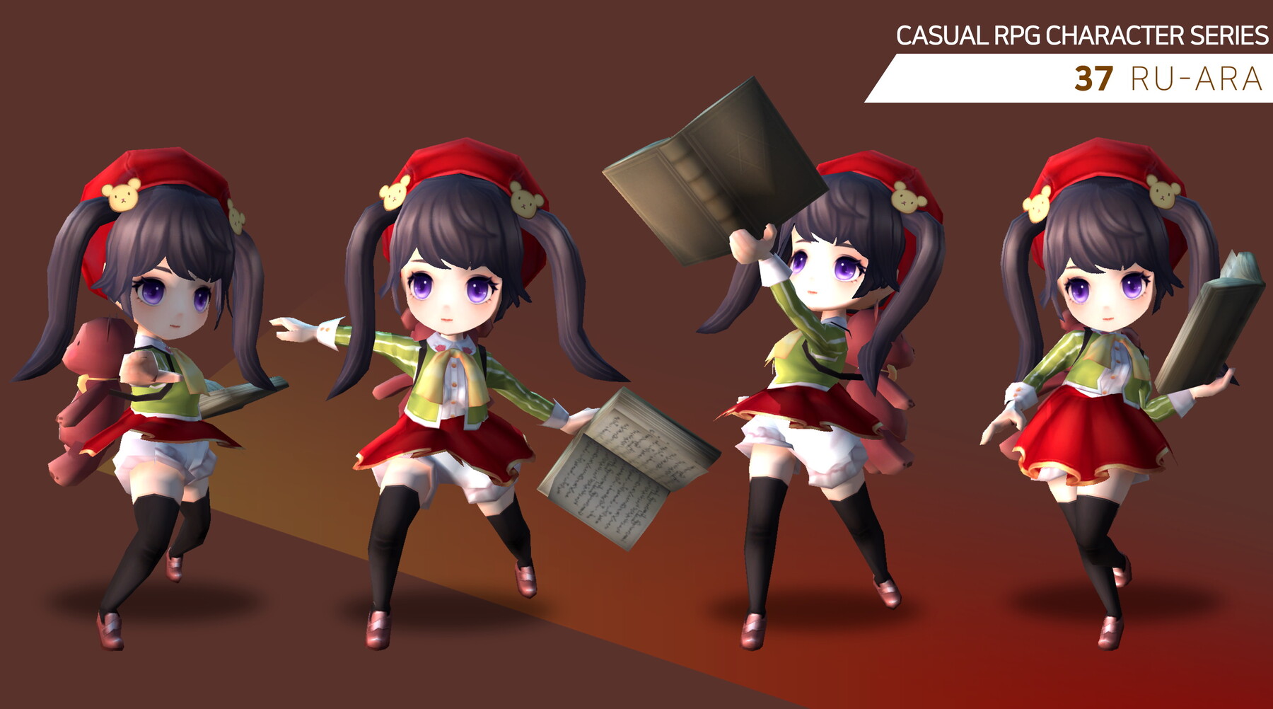 ArtStation - Casual RPG Character - 37 Ru-ara | Game Assets