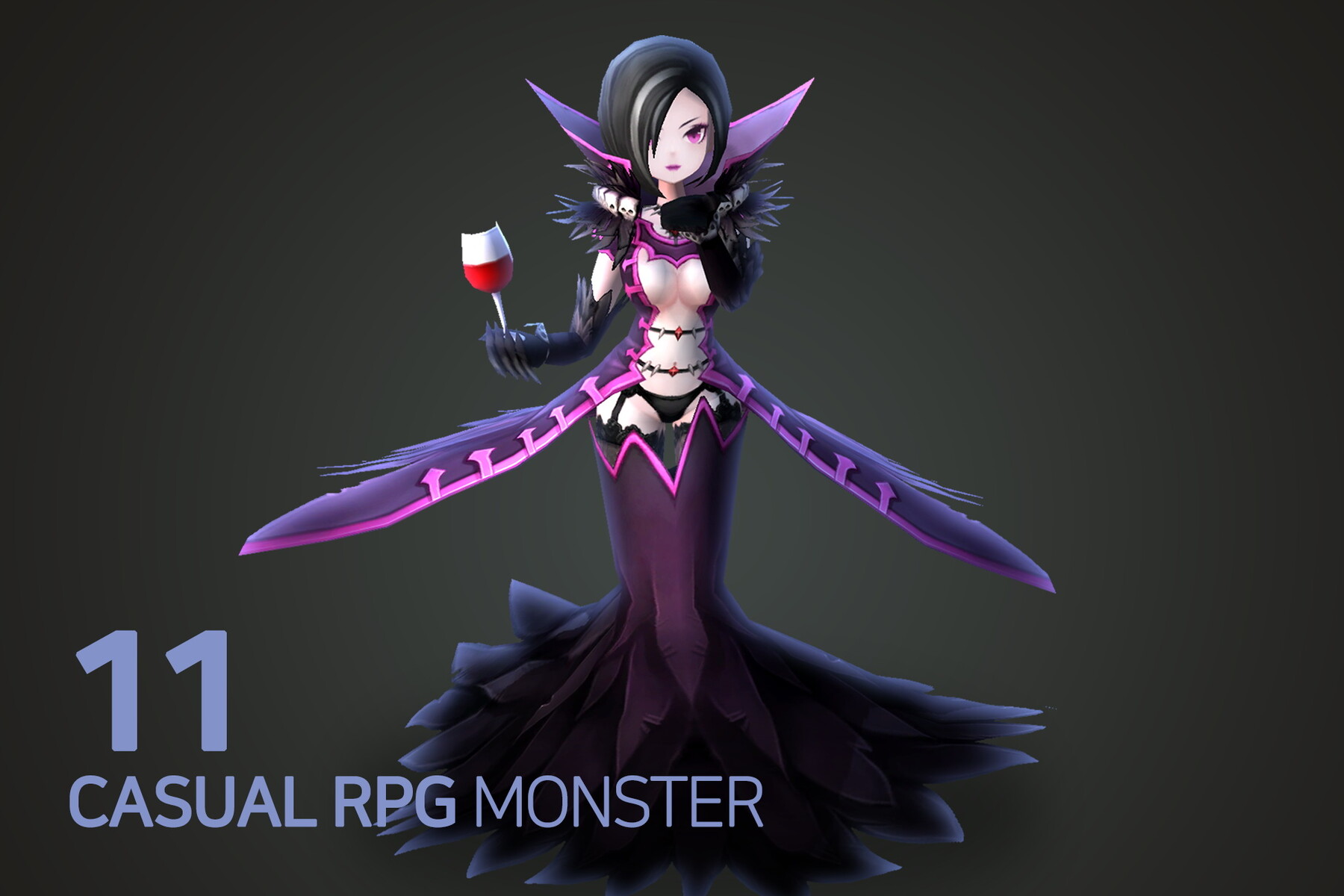 ArtStation - Casual RPG Monster - 11 Eclair | Game Assets