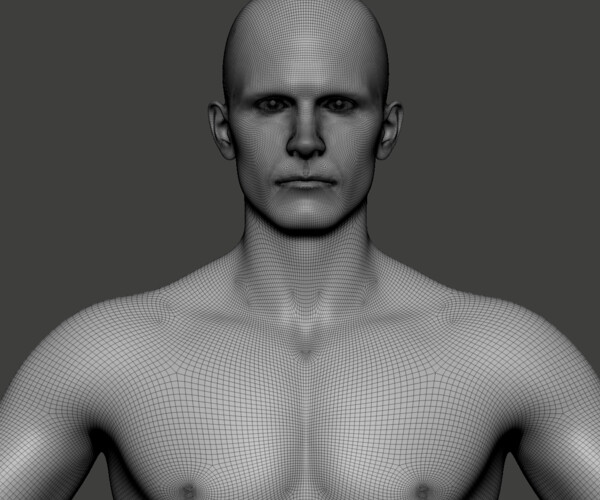 ArtStation - Male 04 Base Mesh | Resources