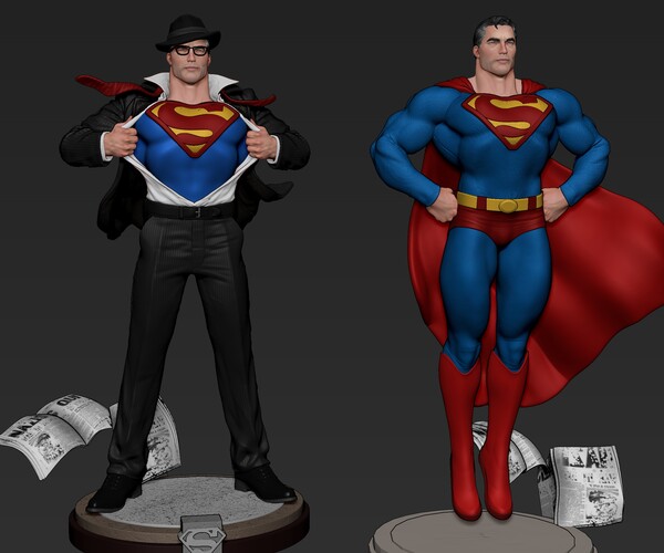 ArtStation - Superman and Clark !Sketch!!Tutorial | Tutorials