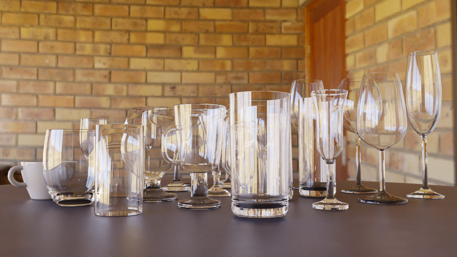 ArtStation - Glass pack collection - 3D model prop gameready | Resources