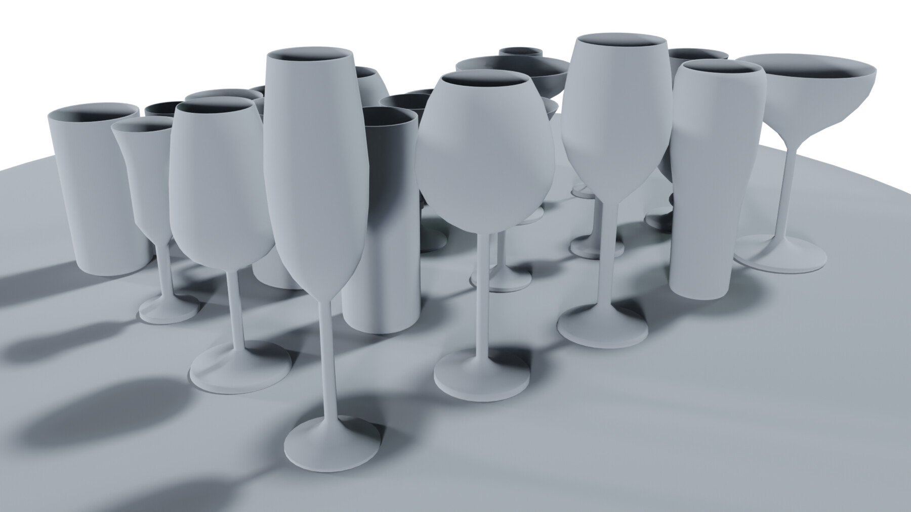 ArtStation - Glass pack collection - 3D model prop gameready | Resources