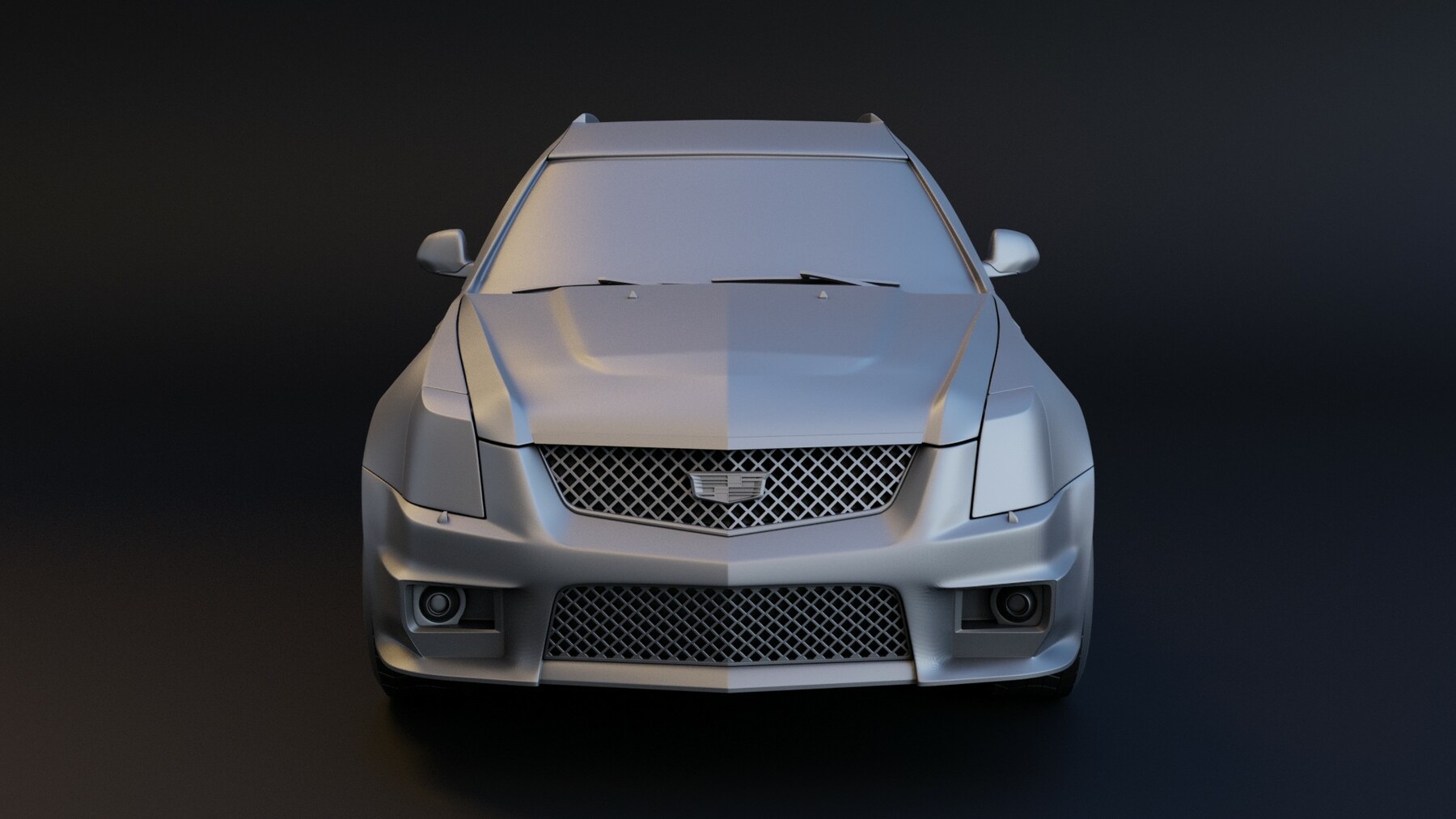 ArtStation - Cadillac CTS-V Wagon 2 versions stl for 3D printing | Game ...