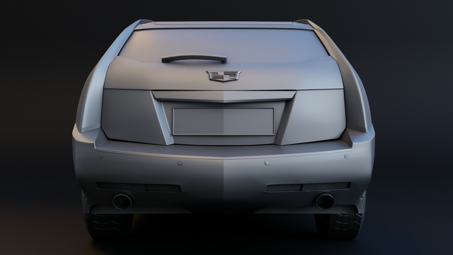 ArtStation - Cadillac CTS-V Wagon 2 versions stl for 3D printing | Game ...