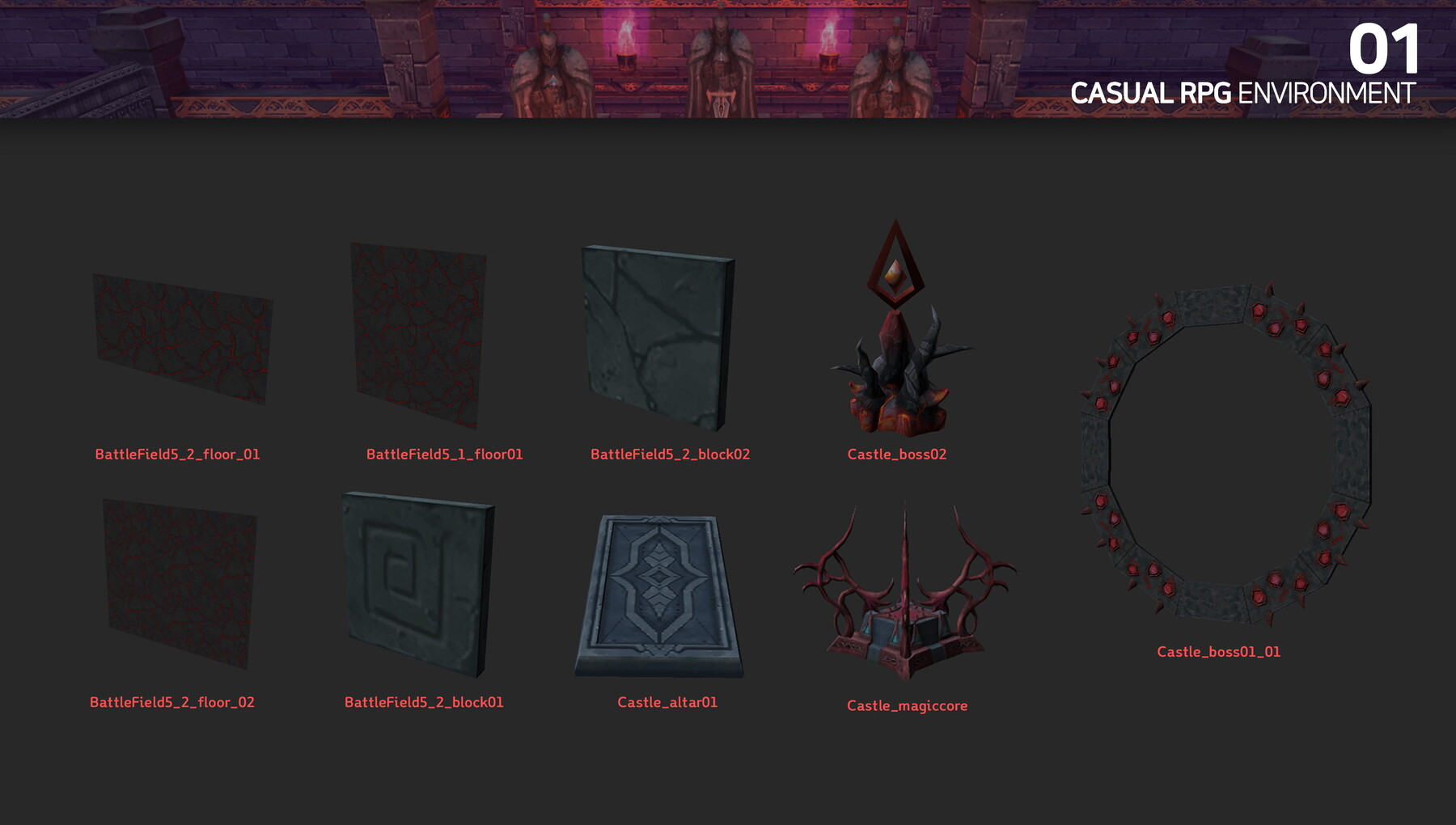 ArtStation - Casual RPG Environment 01 | Game Assets