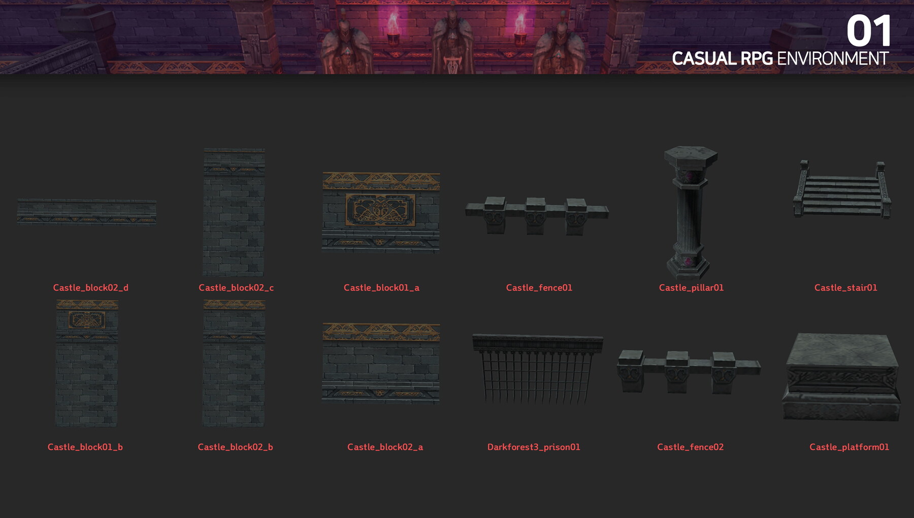 ArtStation - Casual RPG Environment 01 | Game Assets