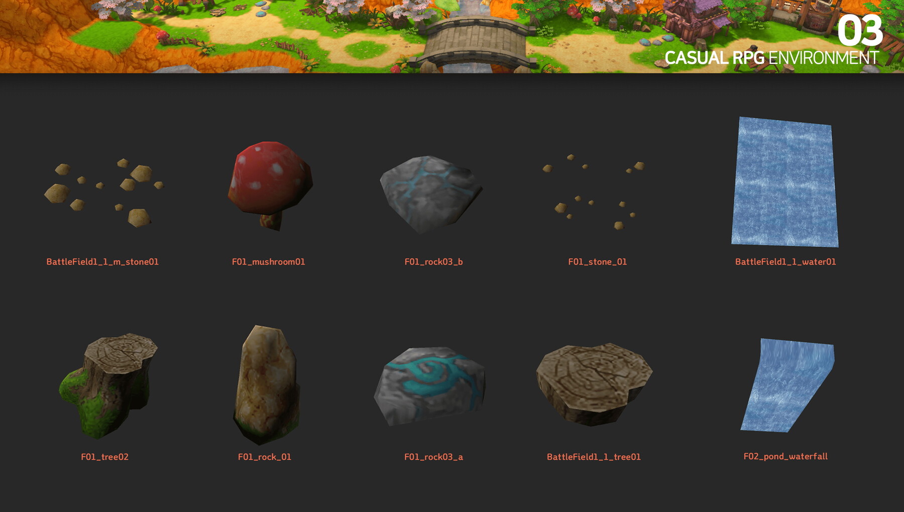 ArtStation - Casual RPG Environment 03 | Game Assets