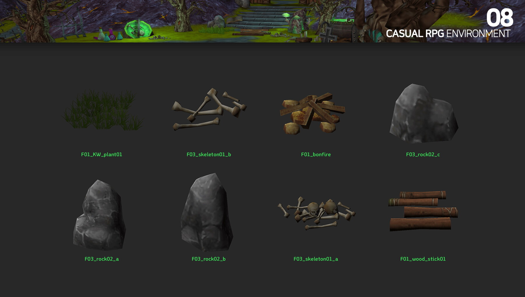 ArtStation - Casual RPG Environment 08 | Game Assets