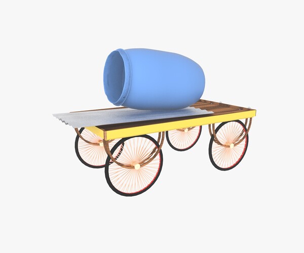 ArtStation - Indian Handcart - haatgadi | Game Assets