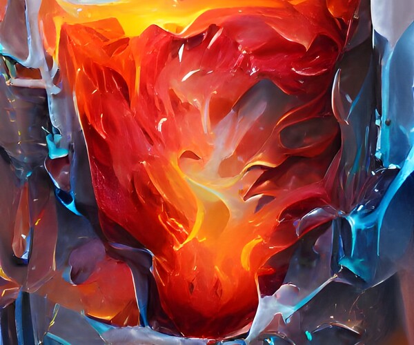 ArtStation - Magma Rock | Game Assets