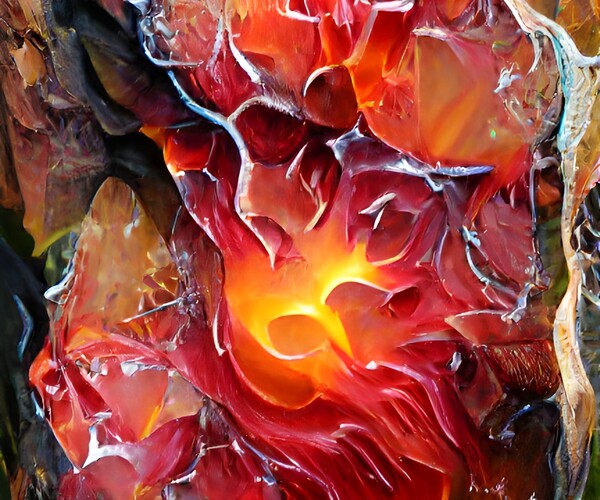 ArtStation - Magma Rock | Game Assets