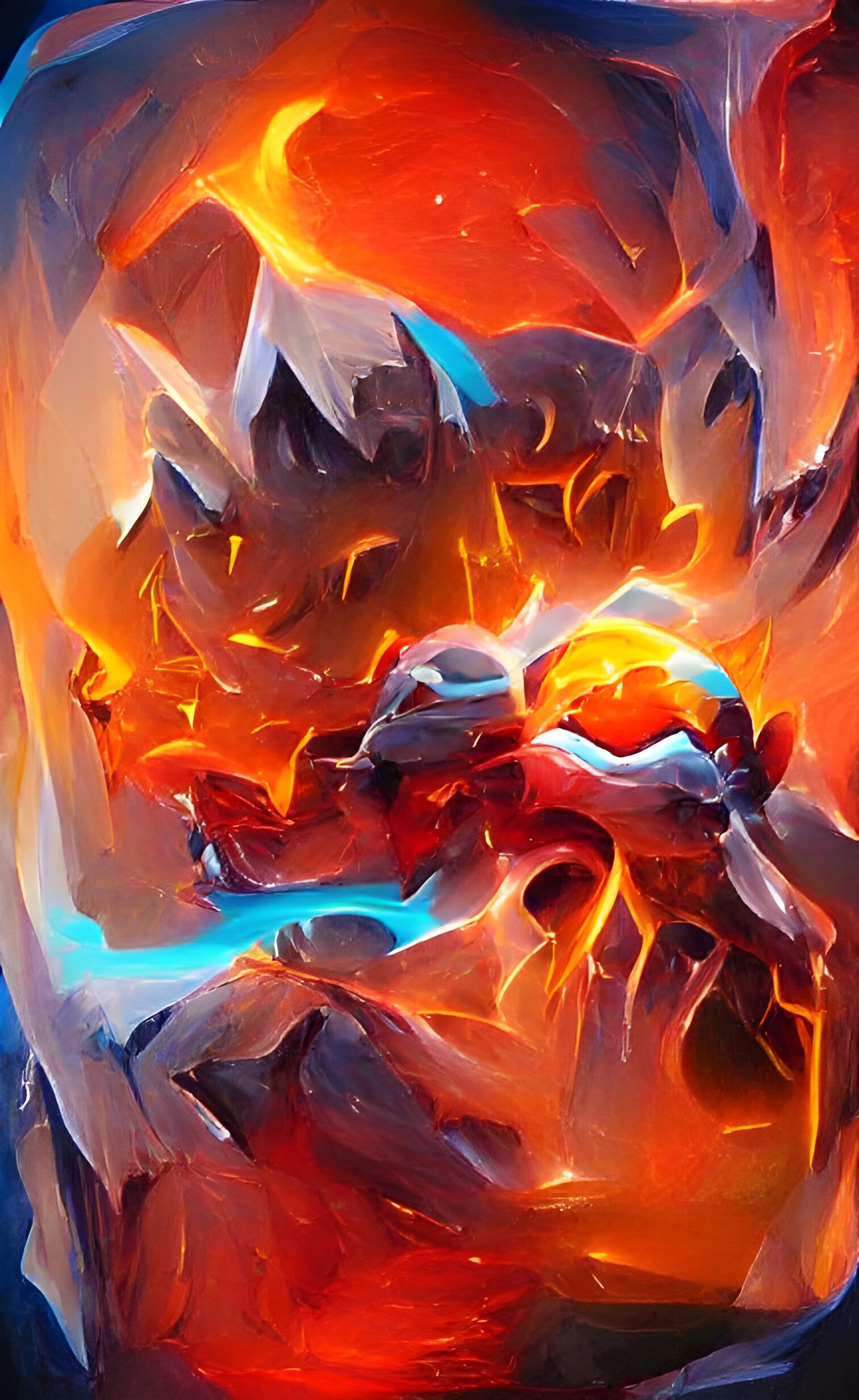 ArtStation - Magma Rock | Game Assets