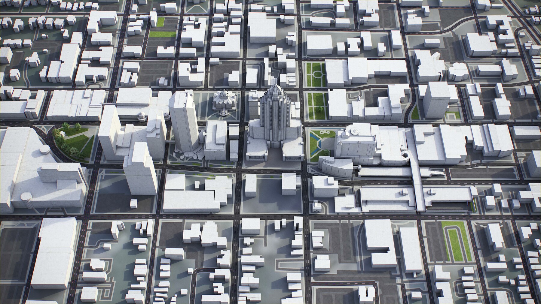 ArtStation - Lexington - 3D city model | Resources