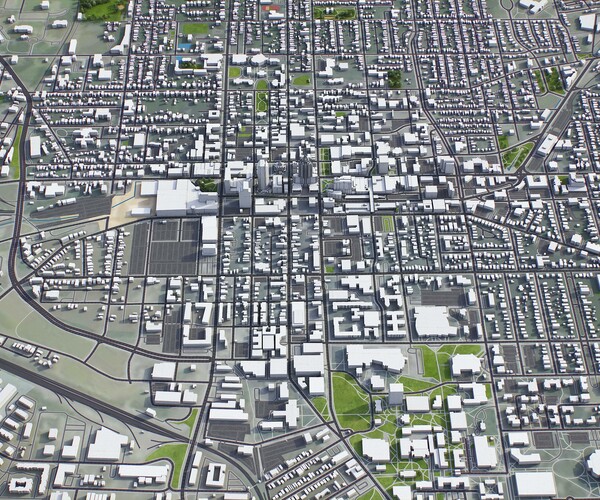 ArtStation - Lexington - 3D city model | Resources