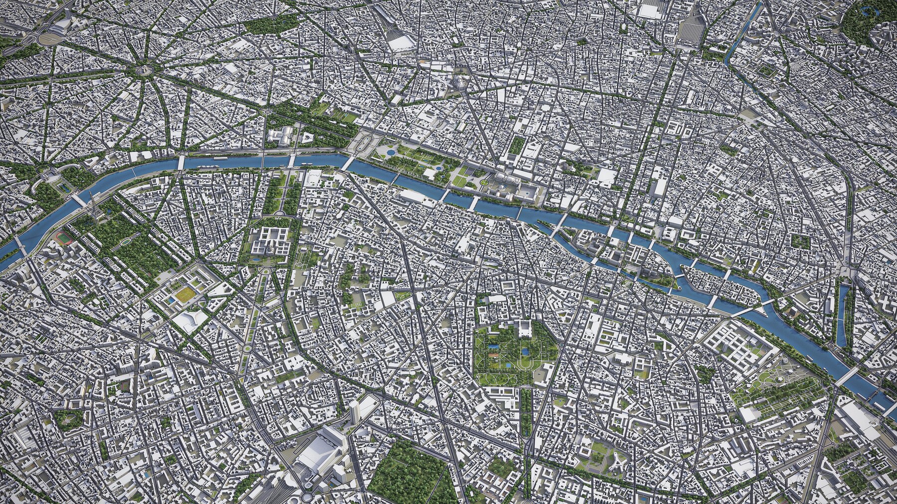 ArtStation - Paris - 3D city model | Resources