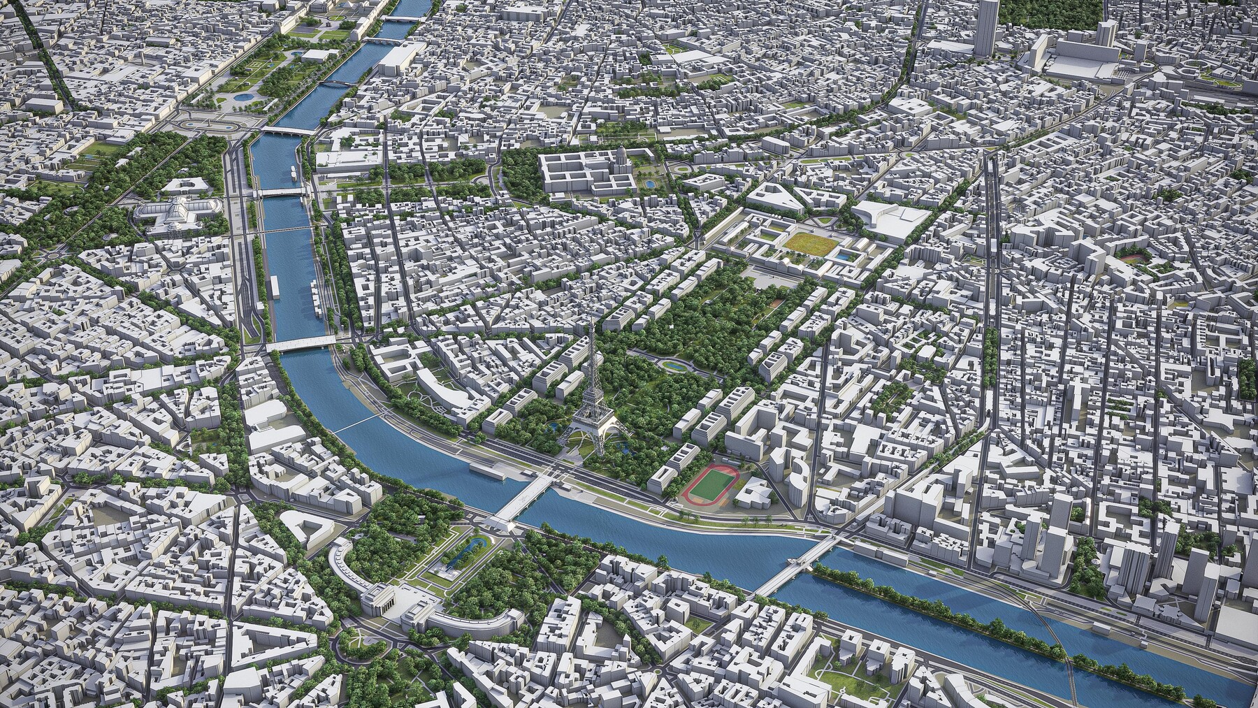 ArtStation - Paris - 3D city model | Resources