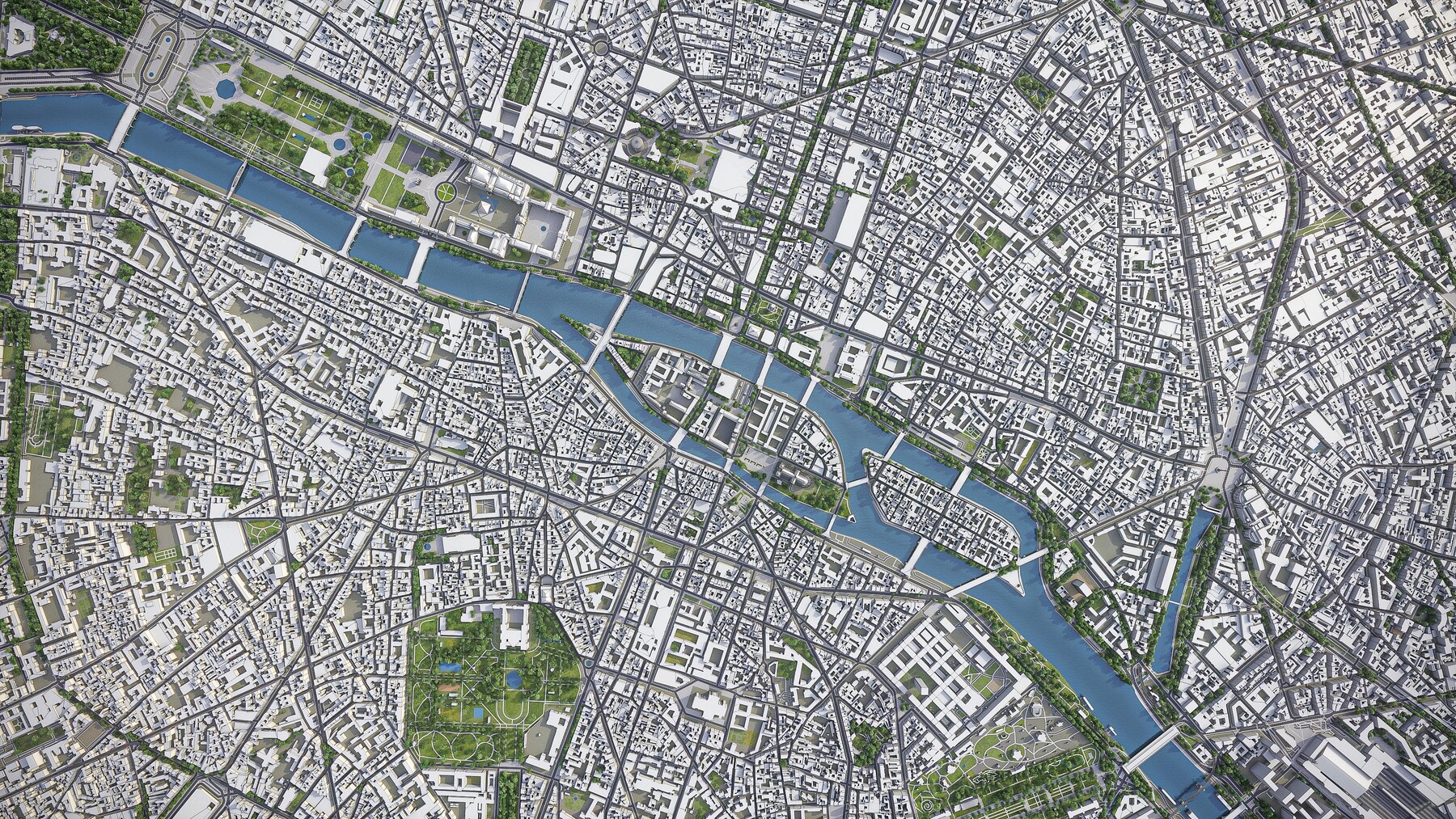 ArtStation - Paris - 3D city model | Resources