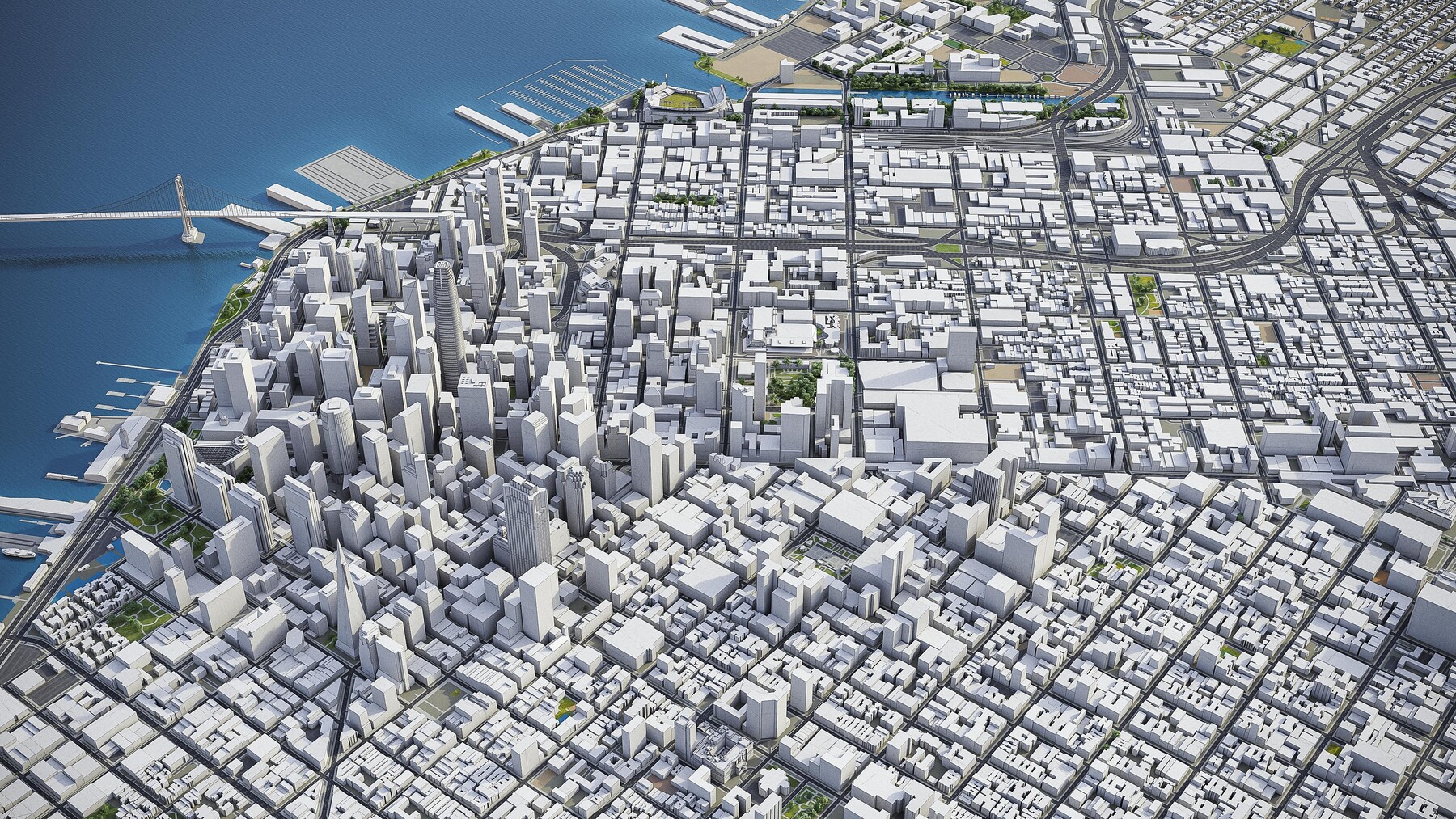 ArtStation - San Francisco - 3D city model | Resources