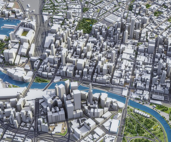 ArtStation - Melbourne - 3D city model | Resources
