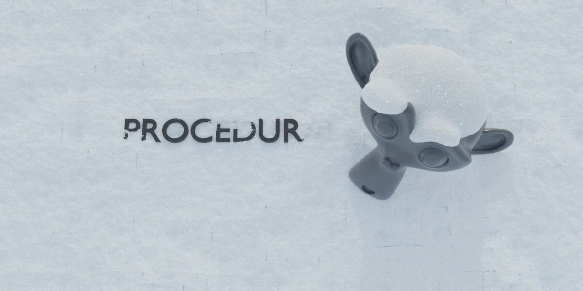 ArtStation - Procedural & Texture Snow Shader | Resources