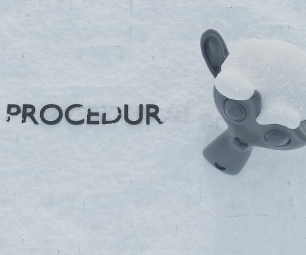 ArtStation - Procedural & Texture Snow Shader | Resources