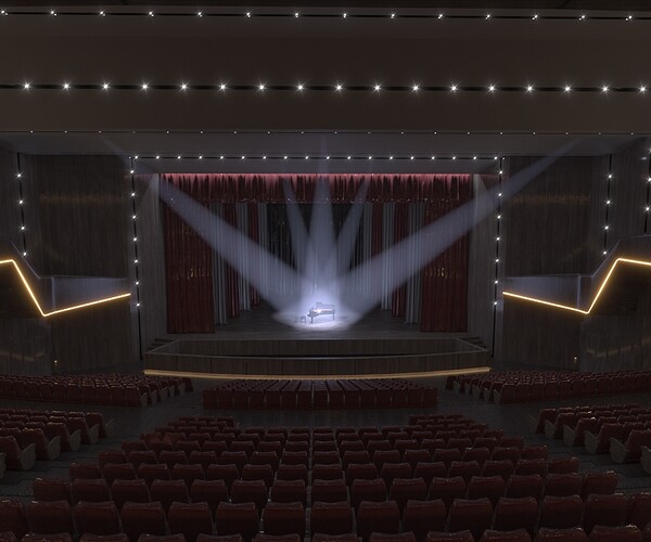 ArtStation - Theater Interior | Resources
