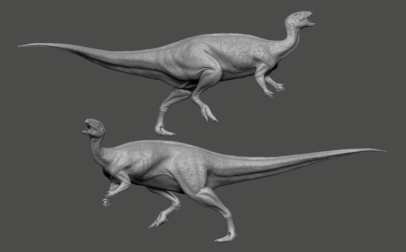 ArtStation - Dinosaur pose 01 | Resources