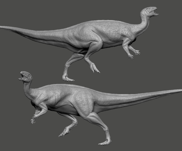 ArtStation - Dinosaur pose 01 | Resources