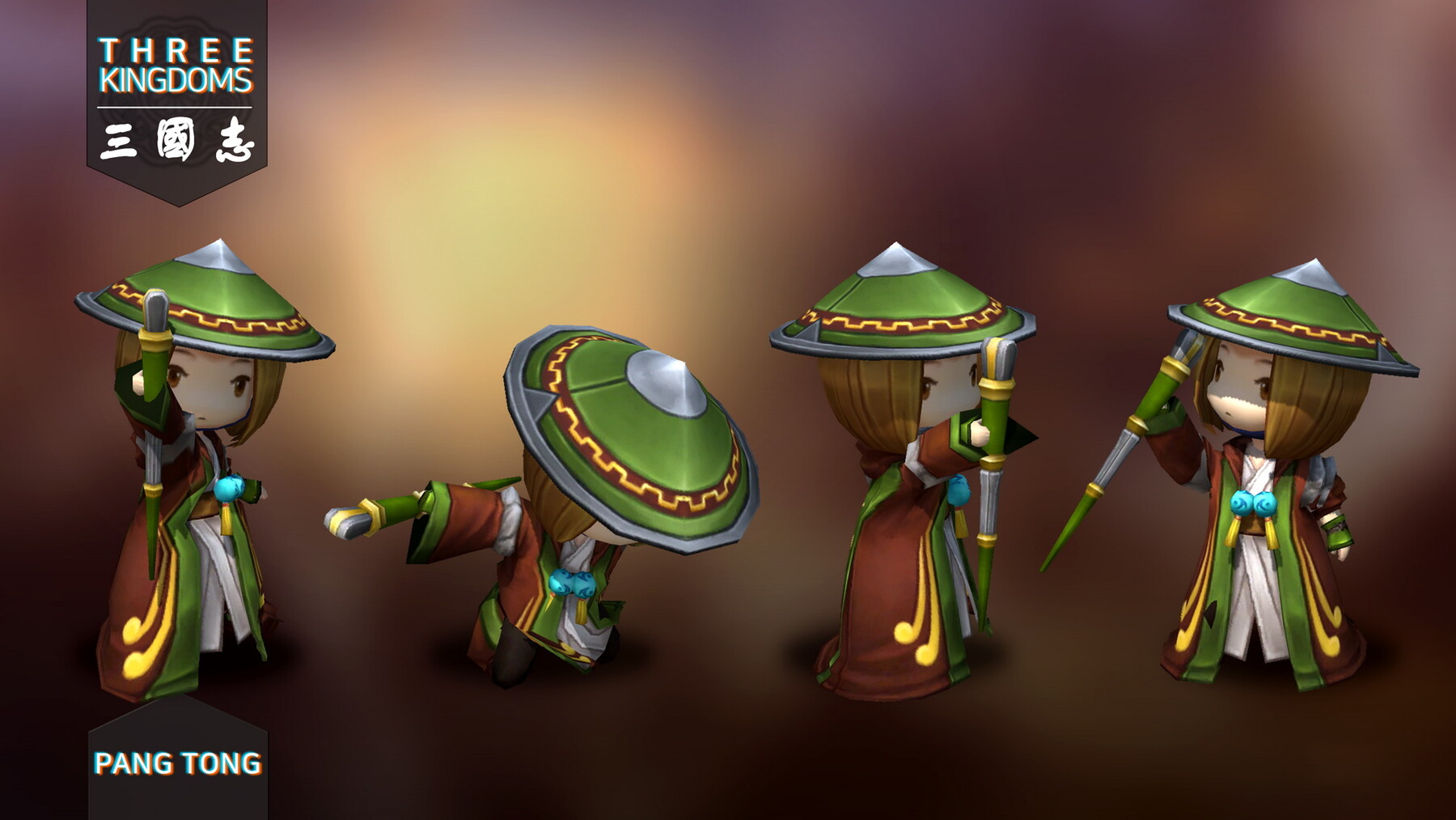 ArtStation - Three kingdoms - Pang Tong | Game Assets