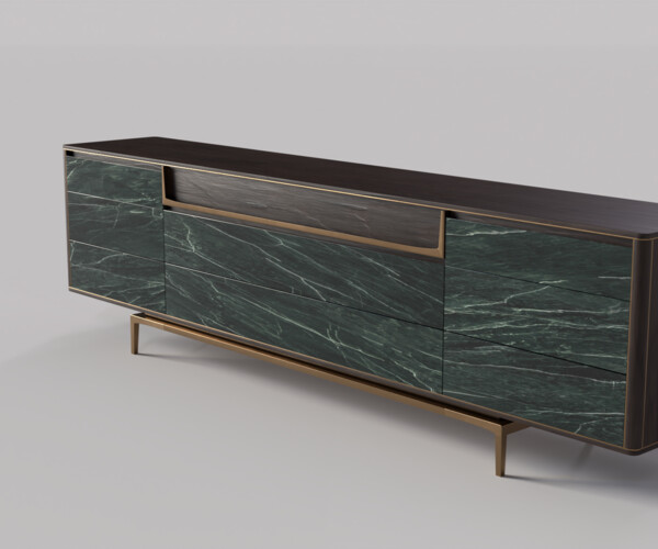 ArtStation - Visionnaire BARNEY Lacquered sideboard | Resources