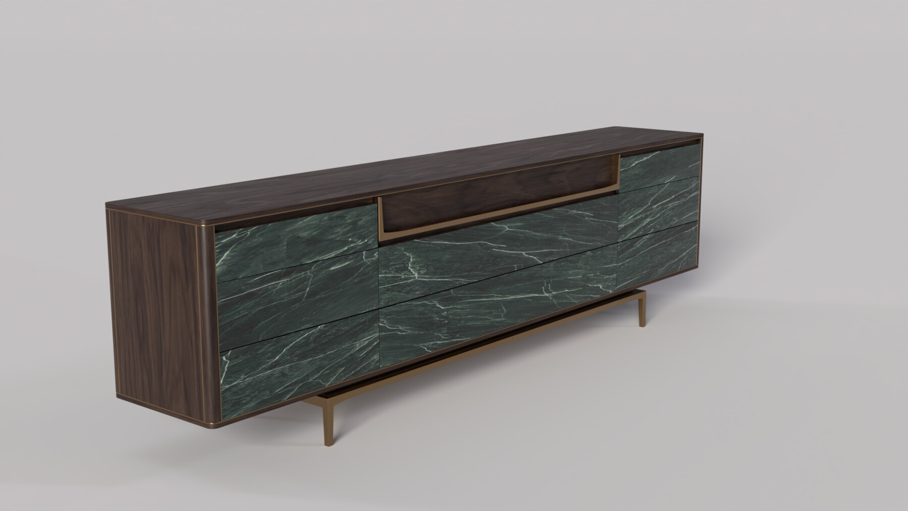 ArtStation - Visionnaire BARNEY Lacquered sideboard | Resources