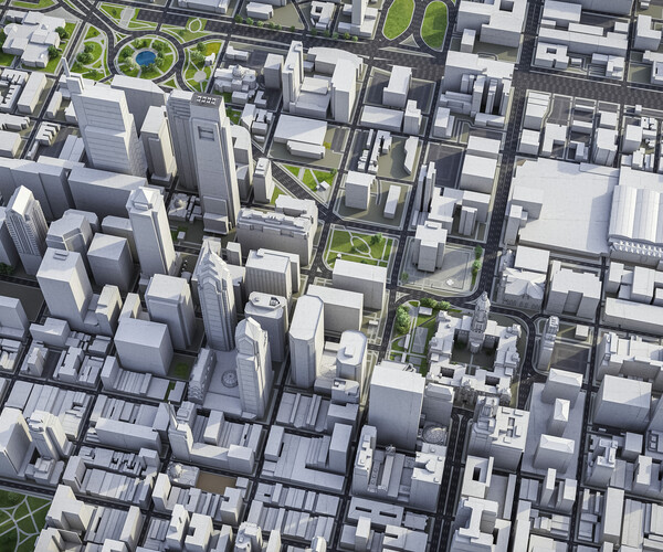 ArtStation - Philadelphia - 3D city model | Resources