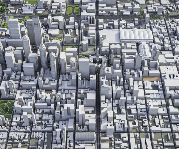 ArtStation - Philadelphia - 3D city model | Resources