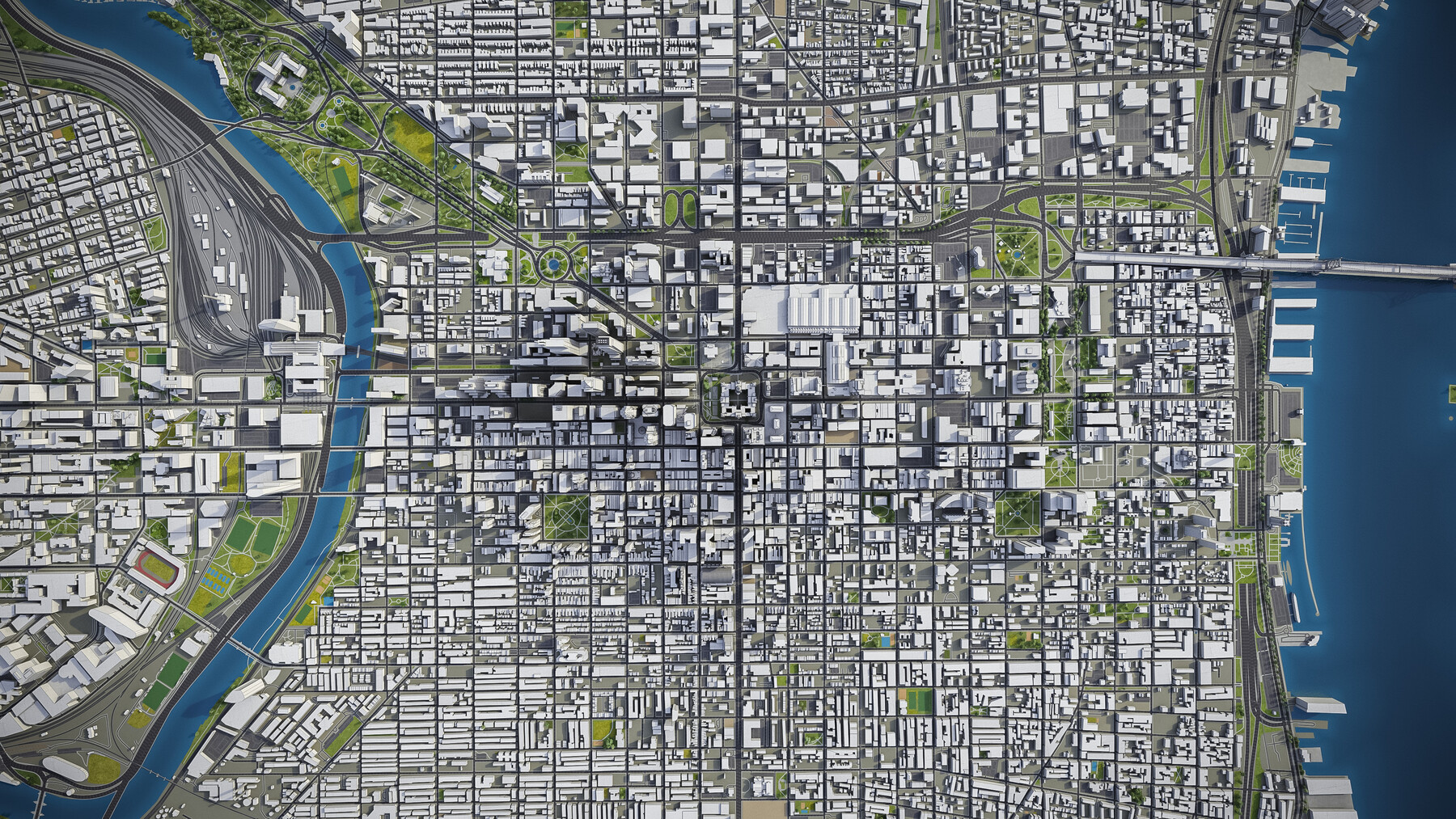 ArtStation - Philadelphia - 3D city model | Resources