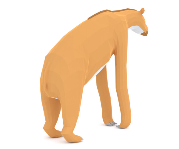 ArtStation - Low Poly Cartoon Chalicotherium | Game Assets