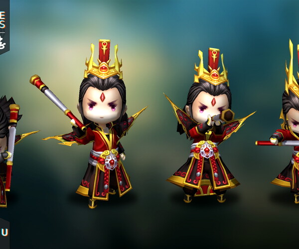 ArtStation - Three kingdoms - Zhou Yu | Game Assets