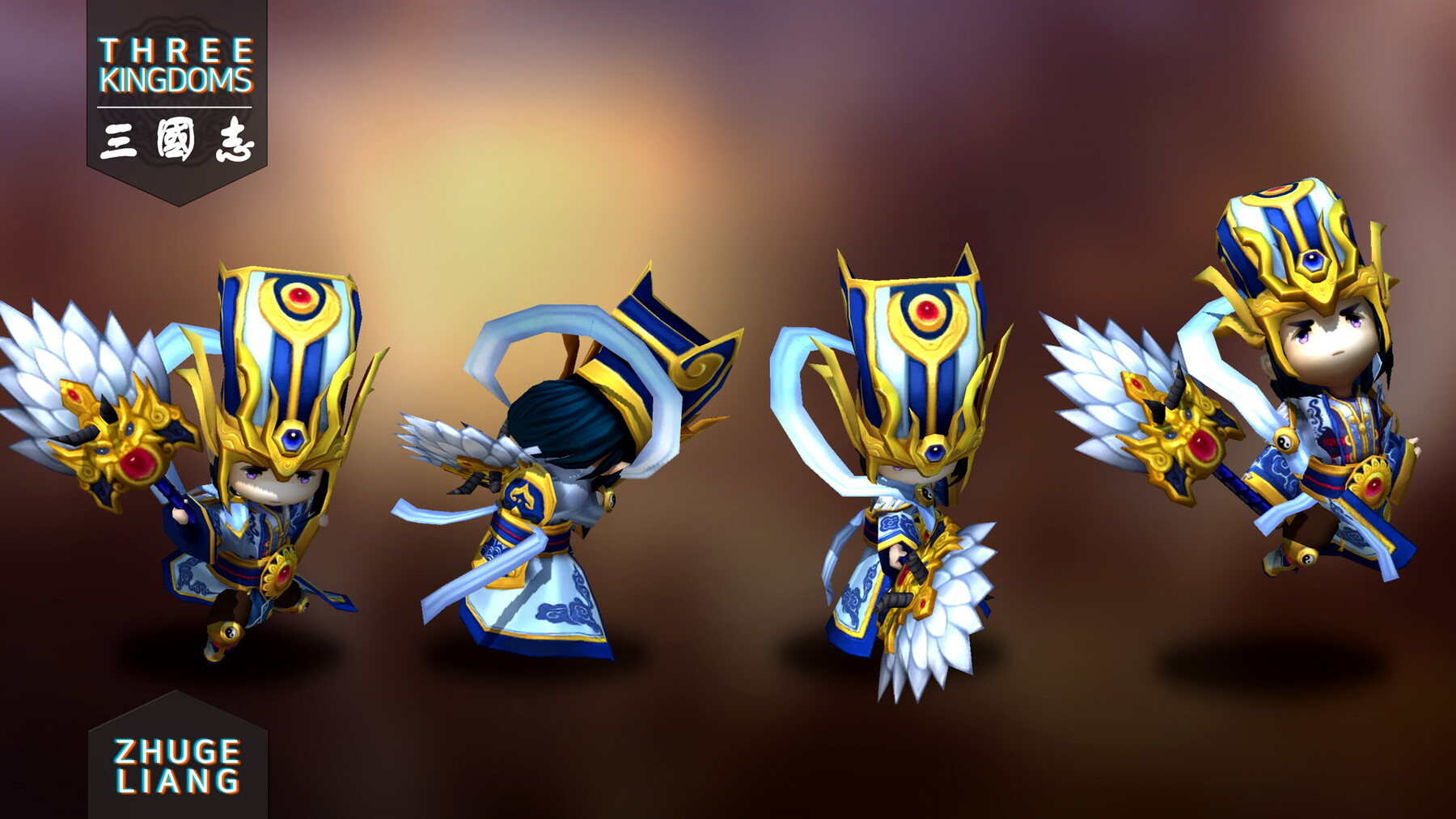 ArtStation - Three kingdoms - Zhuge Liang | Game Assets