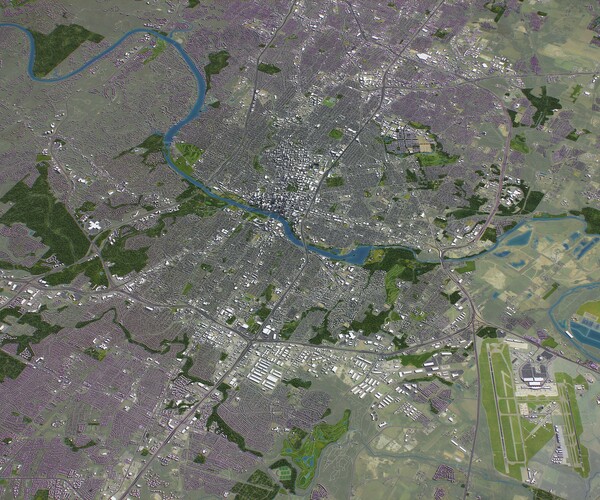 ArtStation - Austin - 3D city model | Resources