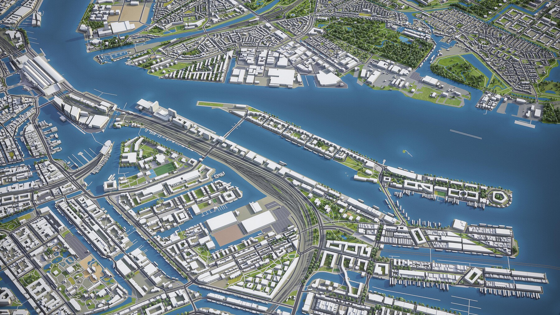 ArtStation - Amsterdam - 3D city model | Resources