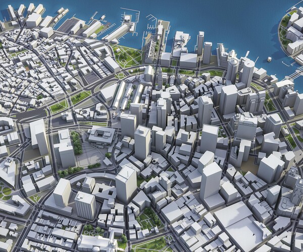 ArtStation - Boston - 3D city model | Resources