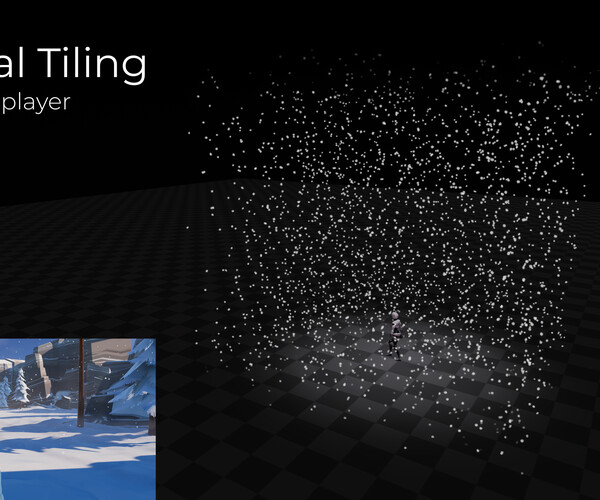 Artstation Global Snowfall Gpu Based Effect Game Assets