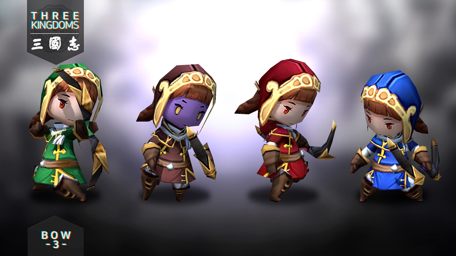 ArtStation - Three Kingdoms - Soldier Bow 3 | Game Assets