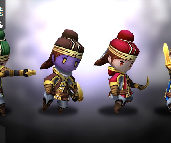 ArtStation - Three Kingdoms - Soldier Bow 4 | Game Assets